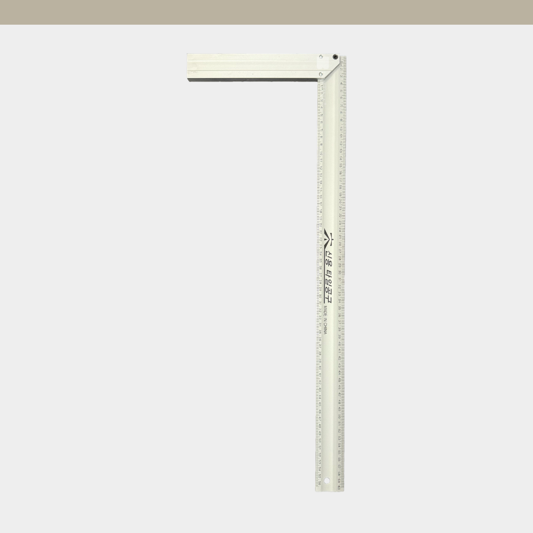 [KR] Al. L-square Ruler 600mm – BaytinaPlus